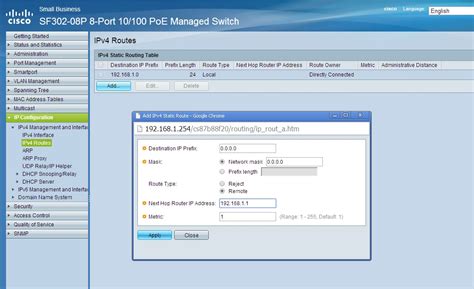 SG300 52 Remote Management Layer 3 Connectivity Cisco Community
