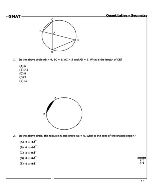 Advanced Gmat Math Questions Free Download