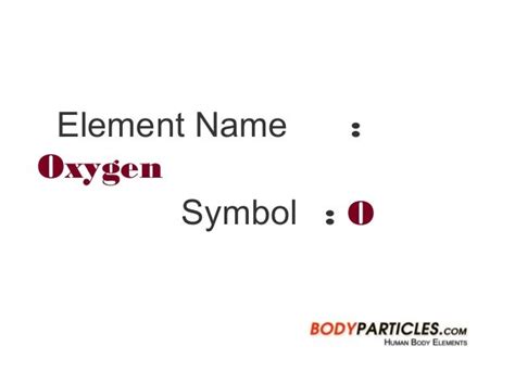Oxygen Elements Properties And Facts