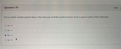 solved if p is a prime number greater than 2 then the sum