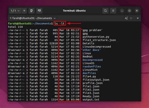 Sort Files With Ls Command In Linux 4 Effective Methods