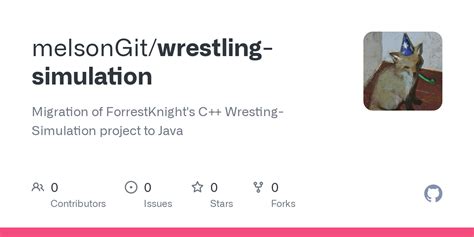 Github Melsongitwrestling Simulation Refactor Of Forrestknights