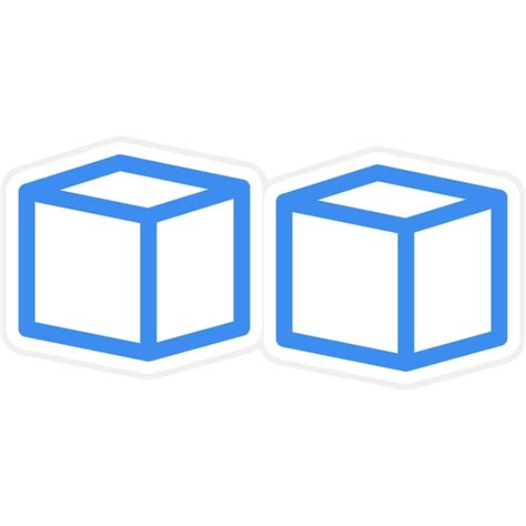 Premium Vector Two Boxes Are Shown With One That Says Boxes