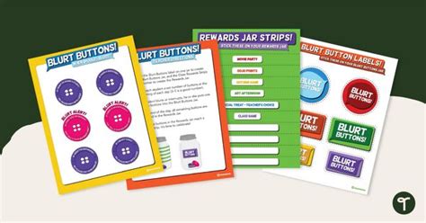 Blurt Buttons Classroom Management Strategy Teach Starter Classroom Management Classroom