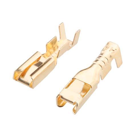 Đầu cos mm Loại Đực Màu Vàng Cos mm Đực cho Jack Xe Máy Bán buôn bán lẻ linh kiện điện