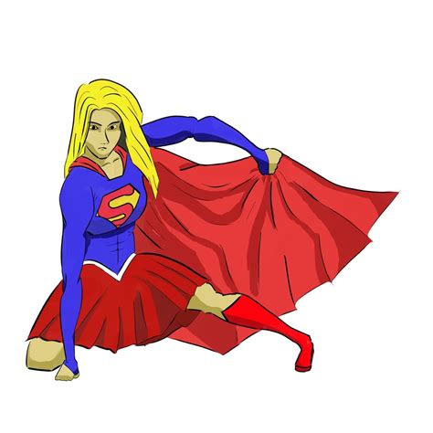 Fan Art Supergirl By Me Rsupergirl