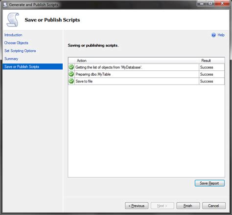 יצירת סקריפט שמכיל את מבנה ה Database ב SQL server דוד כהן