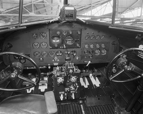 Douglas Dc 2 Cockpit Blue Moose Art