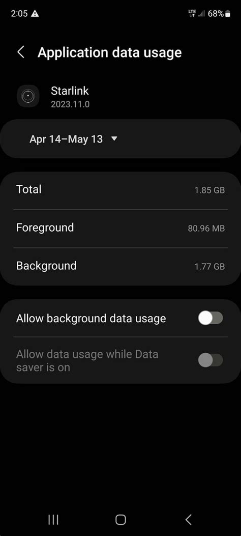 Starlink App Eating My Mobile Data R Starlink
