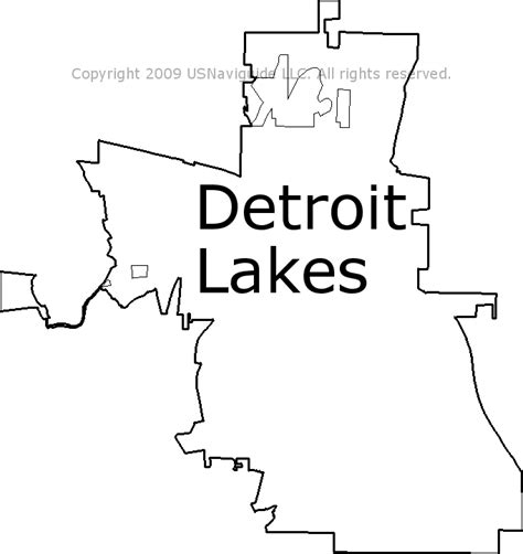 Detroit Lakes Mn Zip Code Map Oconto County Plat Map