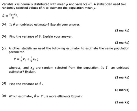 Solved Variable X Is Normally Distributed With Mean U And Chegg