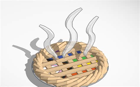 3d Design Pride Pie Tinkercad