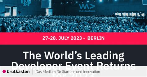 wearedevelopers world congress 2023