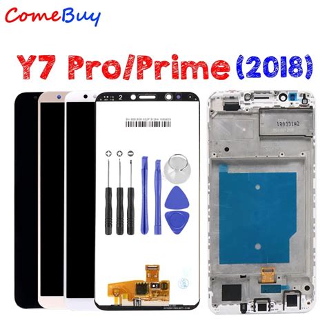 HUAWEI Y7 Prime 2018 LCD Display Touch Screen Digitizer For Huawei Y7 Pro 2018 LCD With Frame