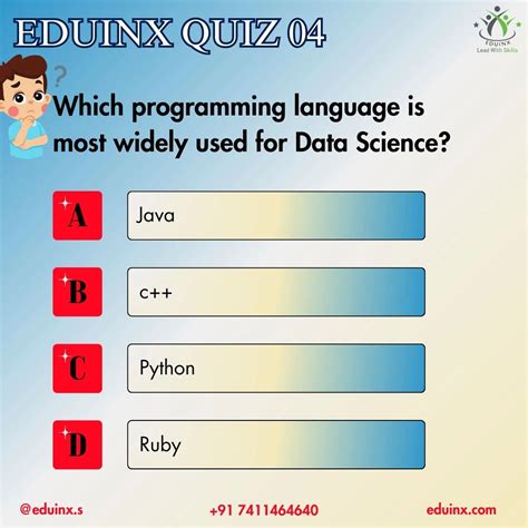 eduinx on linkedin eduinxquiz datasciencejourney testyourknowledge