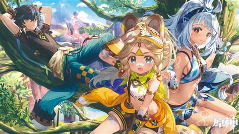 Mualani Kinich And Kachina Genshin Impact Drawn By Fujima Takuya Danbooru