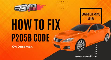 What Is The P Code On Duramax How To Fix It
