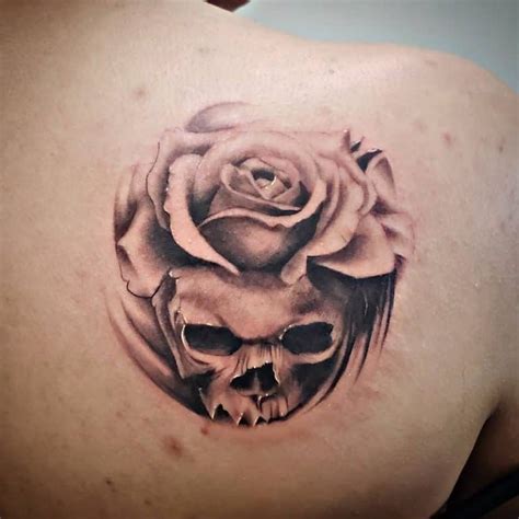 Skull And Rose Tattoo Ideas What Does It Symbolize