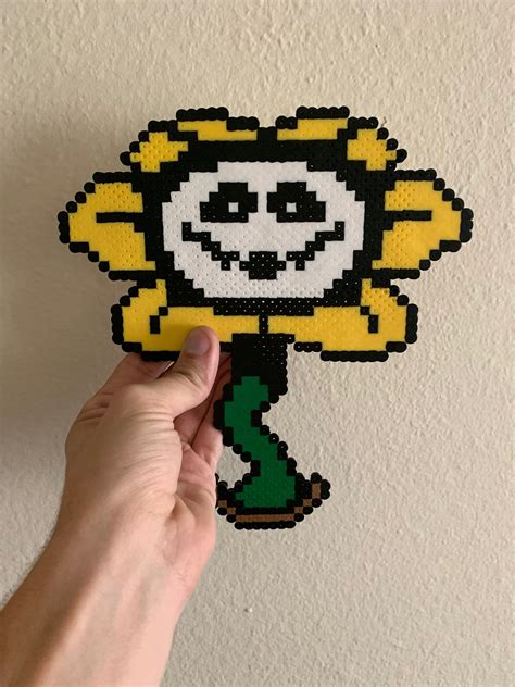 Flowey Skull Perler Undertale Perler Pixel Art Perler Beads Images My Xxx Hot Girl