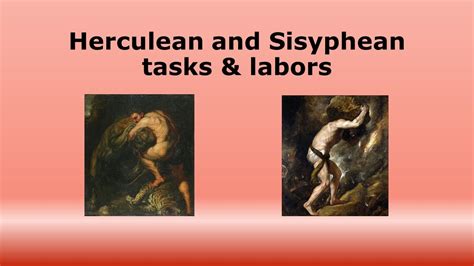 Herculean And Sisyphean Tasks And Labors Youtube