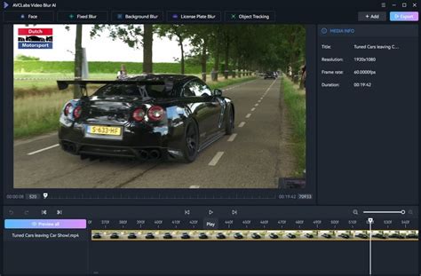 User Guide How To Blur License Plates With Avclabs Video Blur Ai