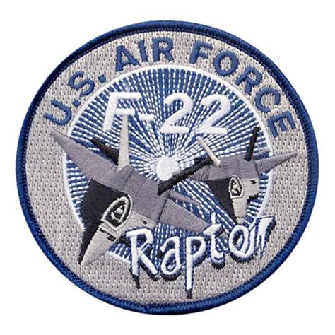 Usaf F 22 Raptor Patch United States Air Force Patches