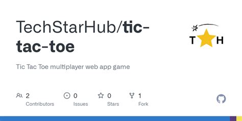 Github Techstarhubtic Tac Toe Tic Tac Toe Multiplayer Web App Game