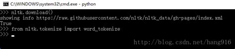 windows环境下安装nltk nitk 安装 csdn博客