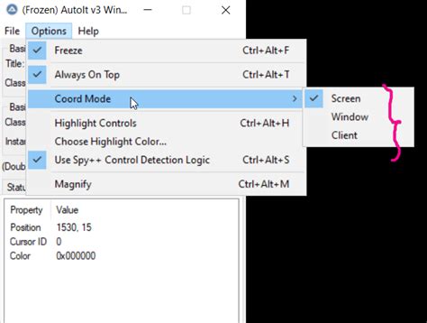 convert window pos to screen pos autoit general help and support