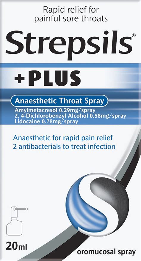 Strepsils Plus Anaesthetic Throat Spray 20ml