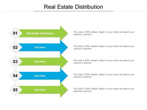 real estate distribution ppt powerpoint presentation model graphics