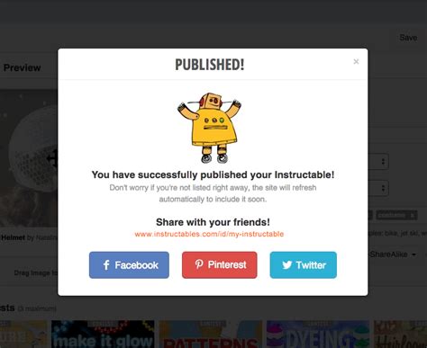 how to use the instructables editor trybotics