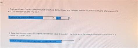 Solved Chapter 12 Applying Excel Exercise Part 2 Of 2