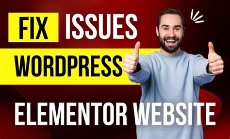 Fix Elementor Website Issues Wordpress Html Css And Woocomerce Bugs