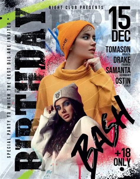 Birthday Bash Template Postermywall