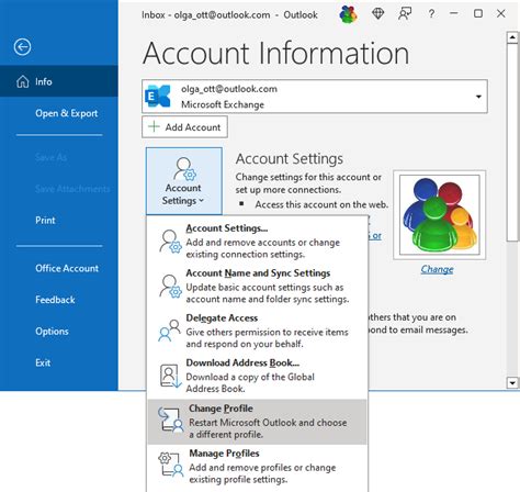 Use Profiles In Outlook Microsoft Outlook 365
