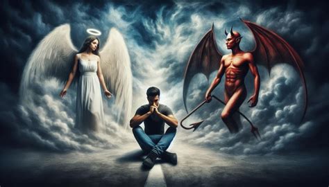 Devil Angel On Shoulder Images Free Download On Freepik