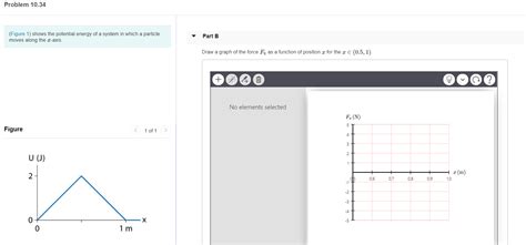 Solved Problem 10 34 Figure 1 Shows The Potential Energy