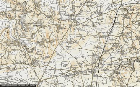 Historic Ordnance Survey Map Of Babcary 1899