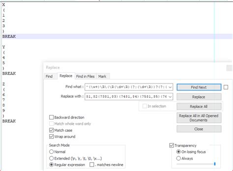 Notepad Prepending Text To Every Line Within Capture Group Super User