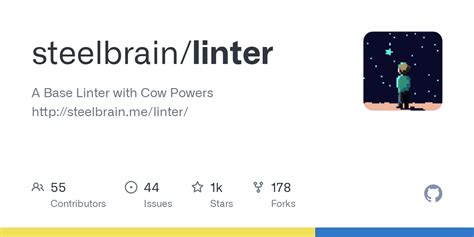 Github Steelbrainlinter A Base Linter With Cow Powers