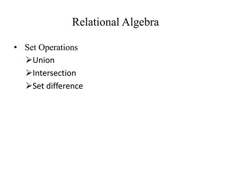 Dbms Relational Algebra Pptx