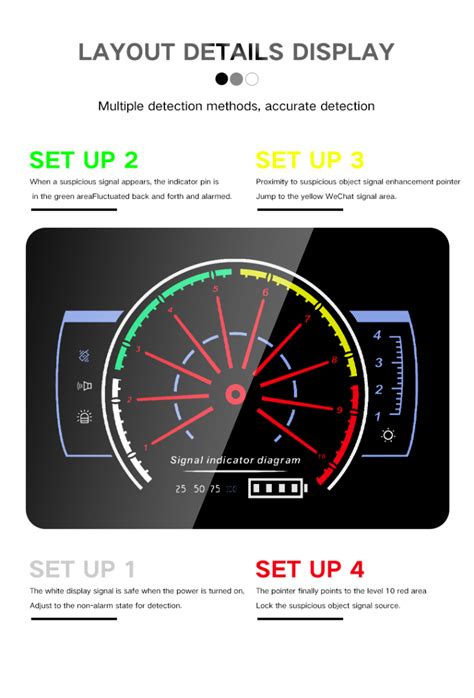 2022 Newest Anti Spy Wired And Wireless Hidden Camera Detector Rf Signal Bug Gps Signal Detector