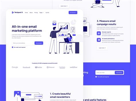 Techpool X Tech App Webflow Template Behance