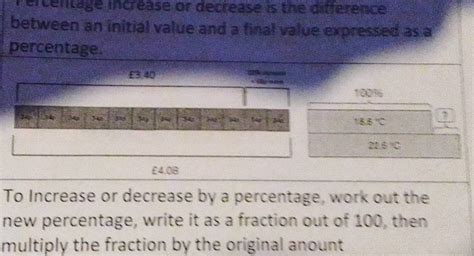 Solved Percentage Increase Or Decrease Is The Difference Between An