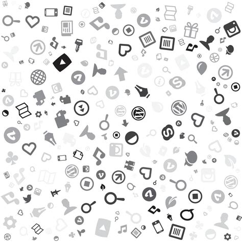 Icon Patterns And Technology Background 40193820 Vector Art At Vecteezy