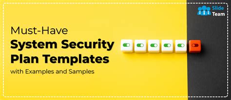 Must Have System Security Plan Templates With Examples And Samples