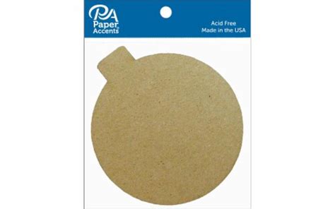 Chip Shape 8pc Ornament Natural 1 Kroger