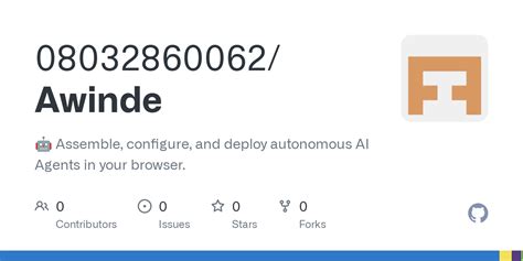 Github 08032860062awinde 🤖 Assemble Configure And Deploy