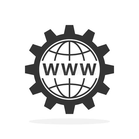 Global Web Setting Or Configuration Icon Vector Stock Illustration Illustration Of Service